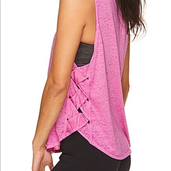 GAIAM | Tops | Gaiam Criss Cross Side Tank | Poshmark